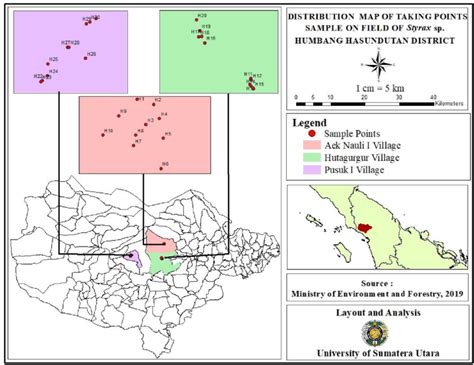 Map Of Sampling Point Distribution Download Scientific Diagram