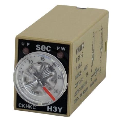 3nh® Dc 24v 8p Terminals Dpdt 30 Seconds 30s Delay Timer Time Relay H3y 2 Home