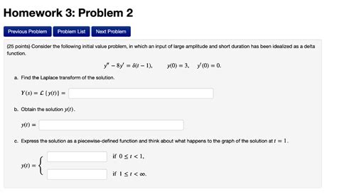 Solved 5 Points Consider The Following Initial Value