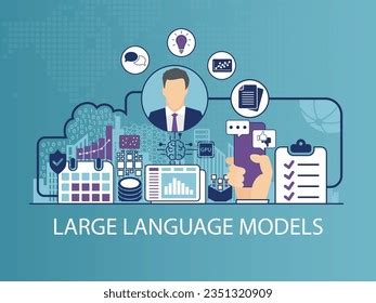 Large Language Model Icons Set Illustrates Stock Vector Royalty Free Shutterstock