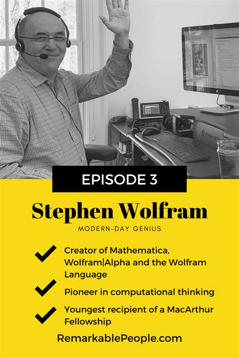 Stephen Wolfram Fascinating Interview With A Modern Day Genius Guy