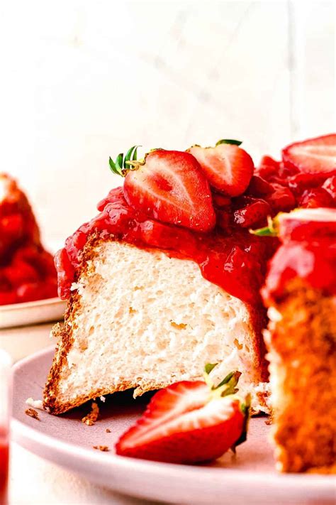 Strawberry Angel Cake Dessert