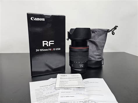 Canon RF 24-105 mm F/4 L IS USM objektiv - kot nov, star 1 leto