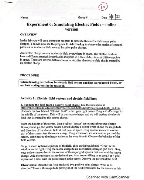 Physics In Class Lab PHYS Studocu