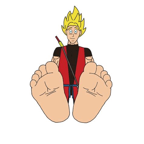 Super Saiyan Xeno Goku Feet Tease By Maracroce32 On Deviantart