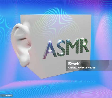 귀 자율 감각 자오선 반응 마이크 Asmr 3d 일러스트레이션 0명에 대한 스톡 사진 및 기타 이미지 0명 3차원 형태 감각 지각 Istock