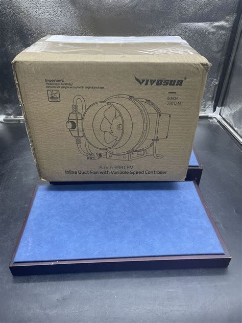Vivosun 6 Inch 390 Cfm Inline Duct Fan With Carbon Filter Vivosun