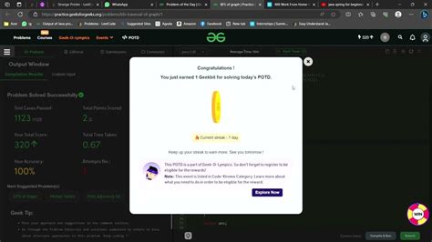 Bfs Of Graph Gfg Potd Geeksforgeeks Java Coding Code Programming Youtube Shorts Viral