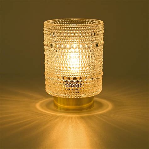 Miubrty Battery Operated Lamp With Auto Off Timer Cordless Table Night Light For Bedroom