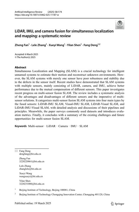 Pdf Lidar Imu And Camera Fusion For Simultaneous Localization And