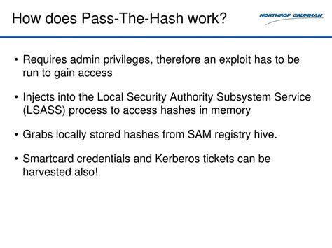 ppt pass the hash gaining root access to your network powerpoint presentation id 2147583