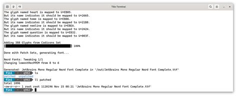 How To Create Irregular Width Fonts · Ryanoasis Nerd Fonts