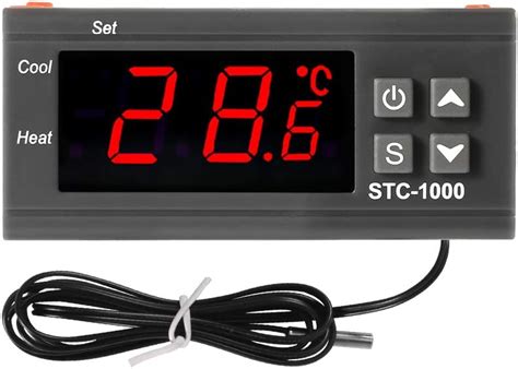 Digital Temperature Controller Stc 1000 Cooling And Heating Temperature Controller