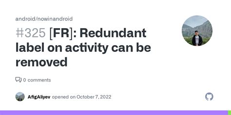 Fr Redundant Label On Activity Can Be Removed · Issue 325 · Androidnowinandroid · Github