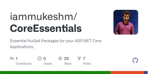 GitHub Iammukeshm CoreEssentials Essential NuGet Packages For Your ASP NET Core Applications
