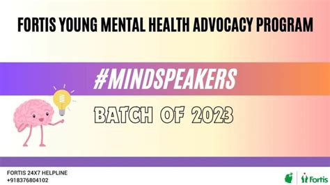 Fortis National Mental Health Program On Linkedin Message On Mental