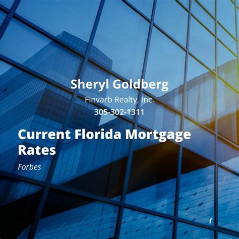 Sheryl Goldberg On Linkedin Current Florida Mortgage Rates