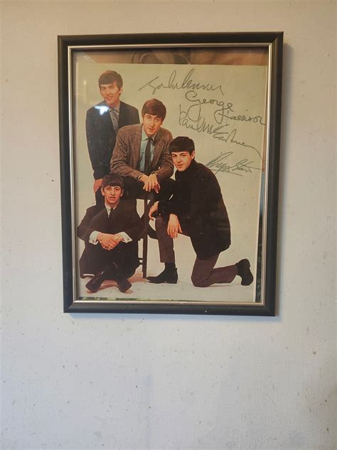 Shop The Beatles Autographs Signed Photos And Albums At Boston Memorabilia