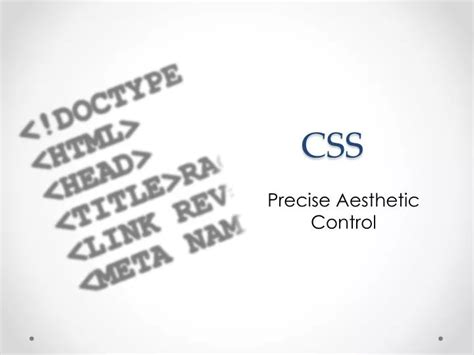 PPT CSS PowerPoint Presentation Free Download ID 2049192