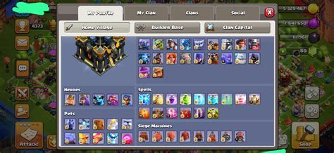 Sold Coc High End Th17 Builder Hall 10 Max Level 258 5 Max Epic Equipment Epicnpc