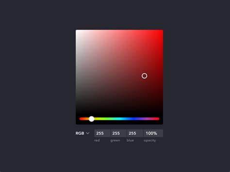 Colorpicker By David Woolf On Dribbble