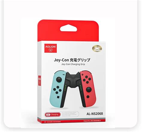Aolion Charging Grip Bracket For Switch Joycon Handle Gaming Controller Grip Charging Station
