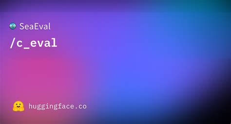 Seaevalceval · Datasets At Hugging Face