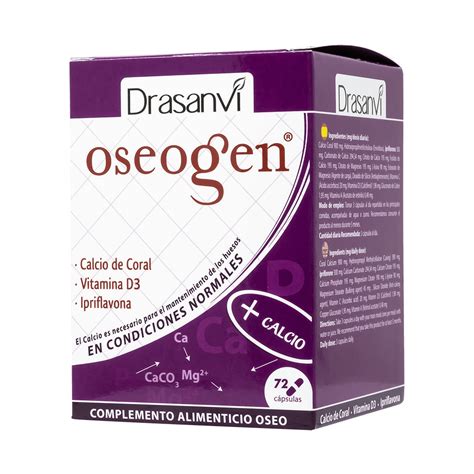 Oseogen Bones 72 Capsules Drasanvi Drasanvi English