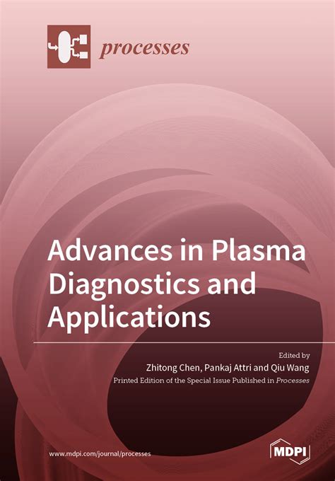Advances In Plasma Diagnostics And Applications Mdpi Books