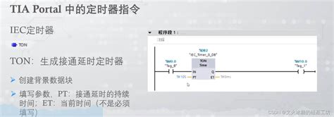 工业自动化 20 ：西门子s7 15xxx编程 软件编程 基本编程指令与梯形图基本元素：位逻辑指令、定时器指令、计数器指令、触发器指令plc梯形图中位逻辑指令 Csdn博客