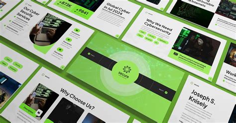 Secure Cyber Security Powerpoint Template Incl Technology And Digital