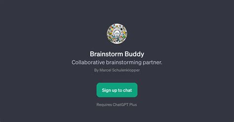 Brainstorm Buddy Collaborative Partner Cloudbooklet