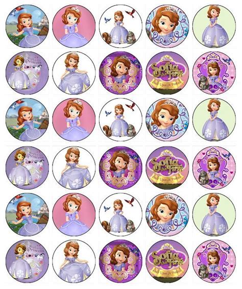 £1 49 Gbp Sofia The First Disney Cupcake Toppers Edible Wafer Paper Buy 2 Get 3rd Free Ebay