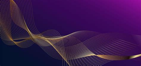 Premium Vector Abstract Luxury Golden Wave Lines Curved Overlapping On Dark Blue Background
