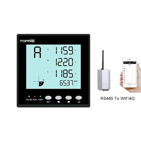 Mqtt Power Meter Three Phase Smart Energy Meter Power Meter Ntc
