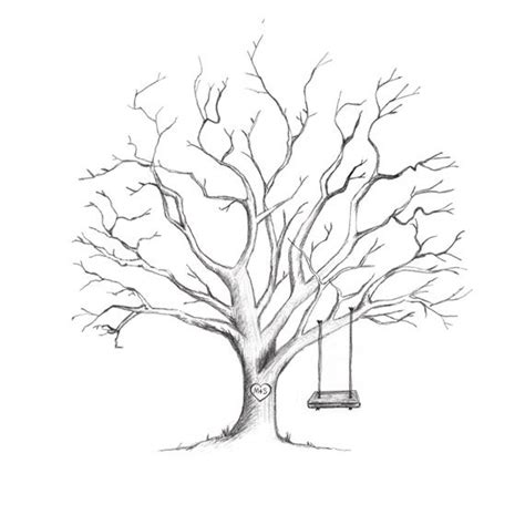 Tree Swing Drawing At Paintingvalley Com Explore Collection Of Tree Swing Drawing