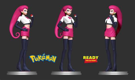 Artstation Jessie Pokemon Fanart Resources