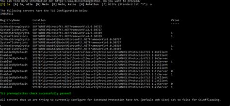 Enable Extended Protection For OS And Exchange On Premises No Hybrid No DAG Sample
