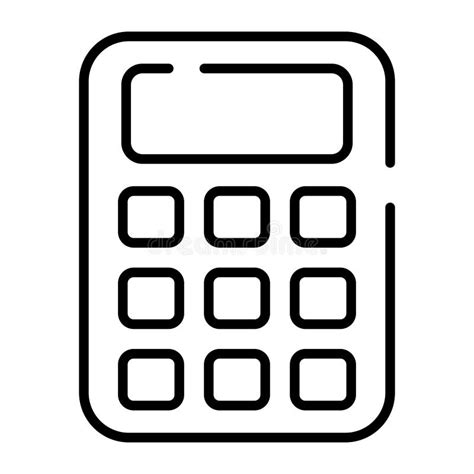 Unique Vector Of Calculator In Editable Style Adding Machine Stock