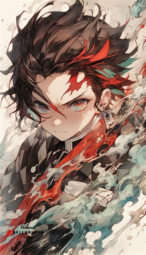 Demon Slayer Inspired Captivating Illustration Inspired By The Anime