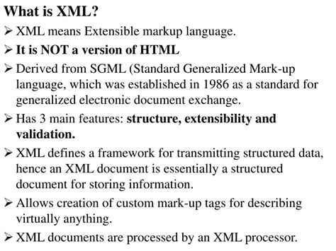 Ppt Xml I Powerpoint Presentation Free Download Id3810156
