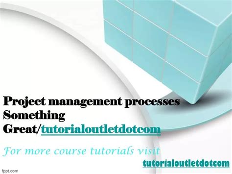 ppt project management processes something great tutorialoutletdotcom