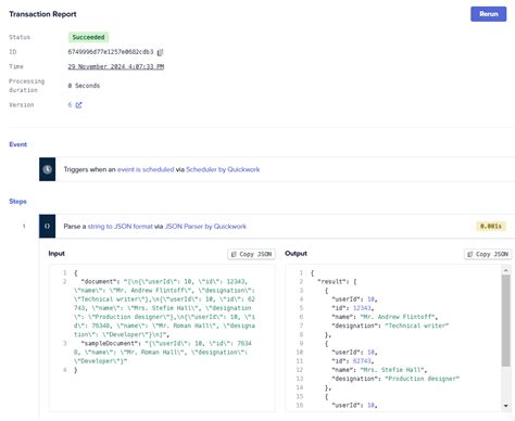 How To Handle Stringified Raw JSON Data Using JSON Parser Quickwork Support Center