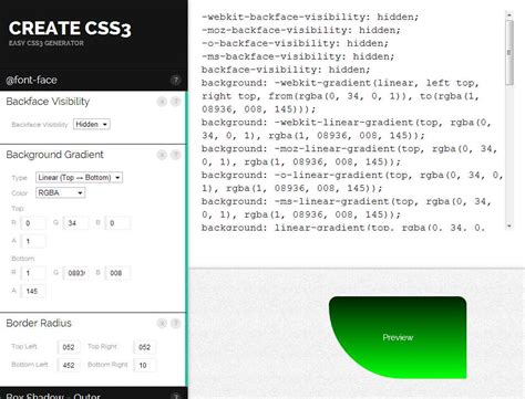createcss3 herramienta para crear y ver código css3 en tiempo real