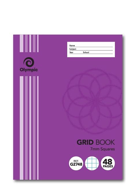 Grid Book 225x175mm 7mm 48 Page Pack 20 G2748 140791 Stocked Queensland