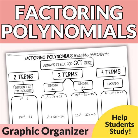 30 Factoring Polynomials Gcf Worksheet Education Template