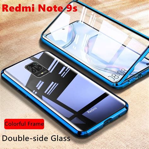 Full Magnetic Case For Redmi Note S Note Full Protective Double Glass Hard Metal Bumper