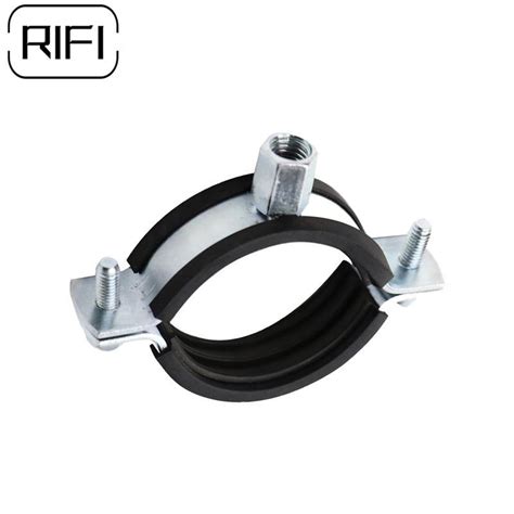 12 6pipe Fittings Conduit Fittings Pipe Clamp With Rubber Profile