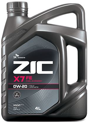 ZIC x7 fe 0w-20 - Hi-Tech Lubricants Ltd