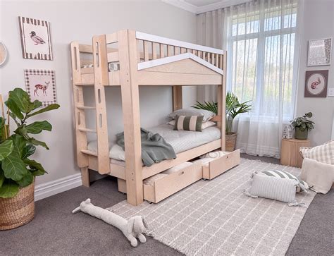 Cozy Bunk Bed Magic Of Wood Nz Bunk Beds